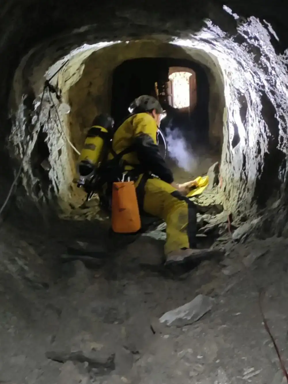 Sécurisation d'inspection de ma structure d'une mine gazée pour le BRGM.